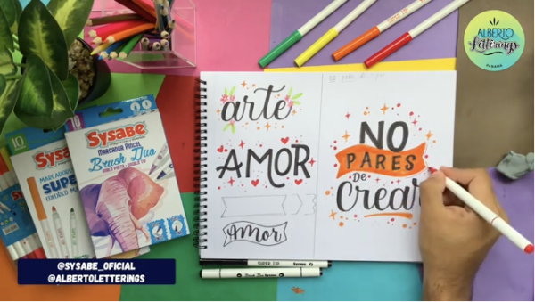 Clase de Lettering 2 con Sysabe – Sysabe